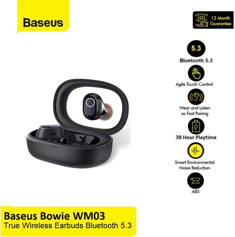 Jual Baseus TWS Encok True Wireless Earphones WM03 di Seller CASHOP.ID ...