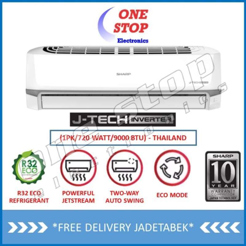 Jual Sharp Ah-x10zy Ac Split J-tech Inverter 1pk Thailand Di Seller ...