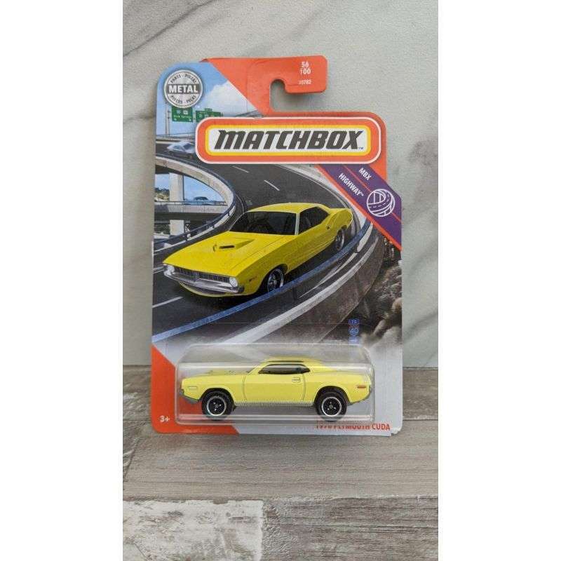 Jual Matchbox Mobil 1970 Plymouth Cuda Mbx Highway Di Seller Kutakkutik ...