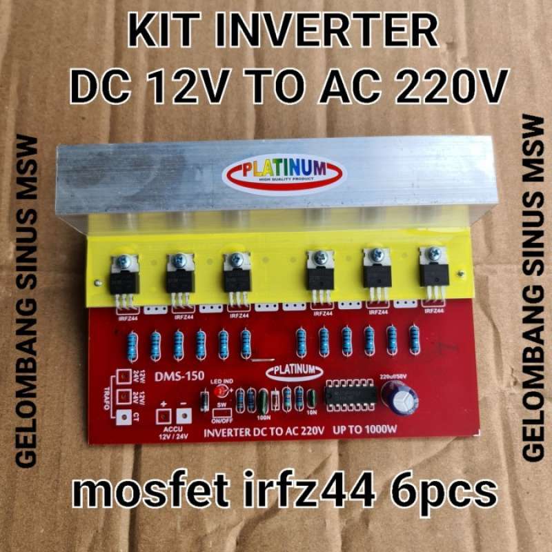 Jual KIT PCB INVERTER DC 12V 24V TO AC 220V 12 24 220 V VOLT AC DC ...