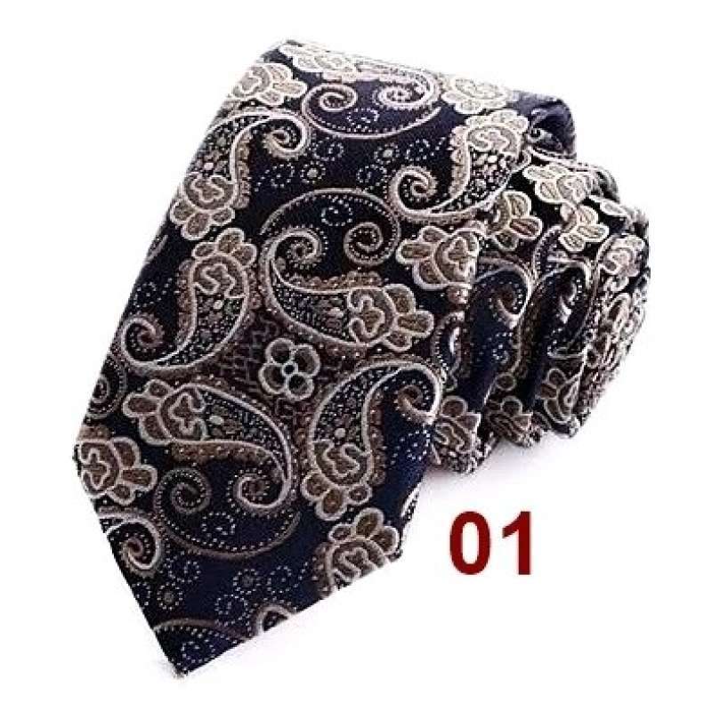 Jual Dasi Batik Paisley / Dasi Kerja / Kantor Formal Pria Slim Fit ...