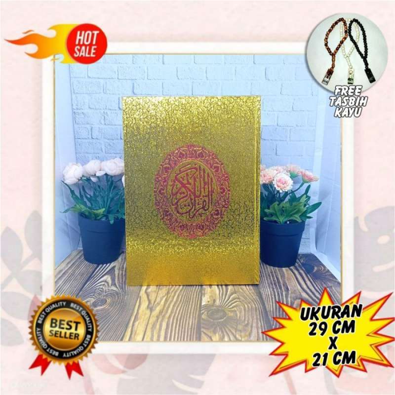 Jual Alquran Super Emas/ Perak Hc A4, Quran Non Terjemah Dan Khath ...