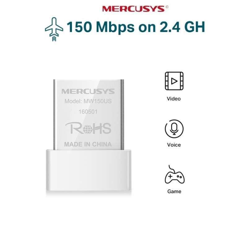Jual Mercusys Mw150us 150mbps Nano Usb Wireless Adapter Mw150 Di Seller ...