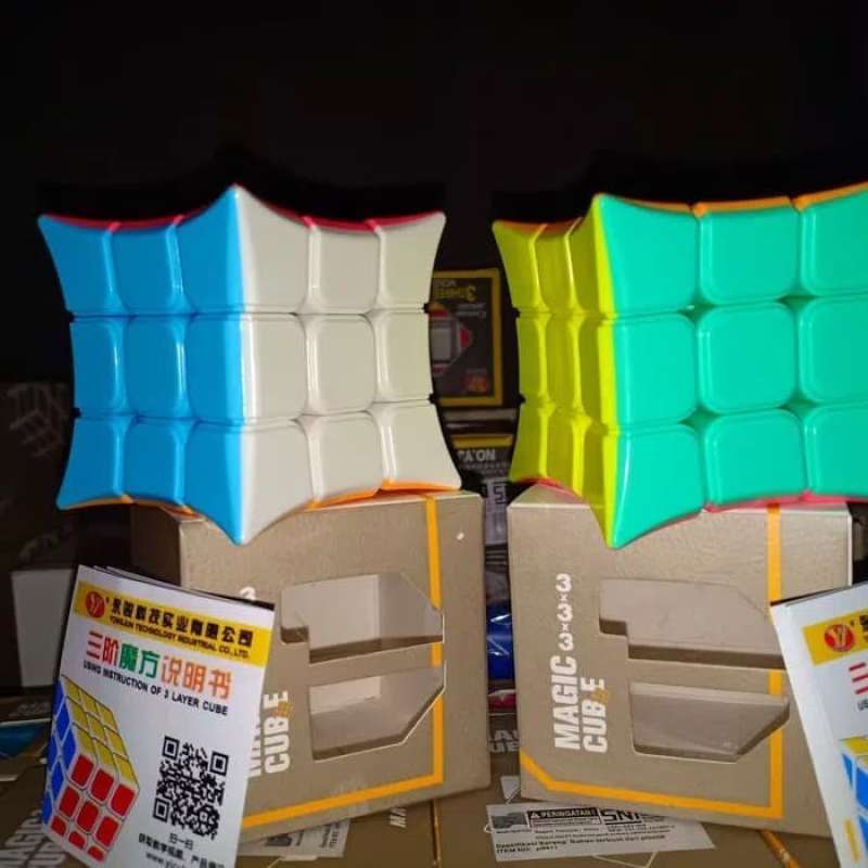 Promo Rubix 3x3 Rubik 3x3 Cube Rubik Unik Rubix Unik Mainan Rubik 3x3 ...