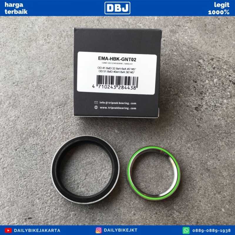 Jual tripeak head bearing giant od2 overdrive 2 mtb kit ema hbk gnt02 ...