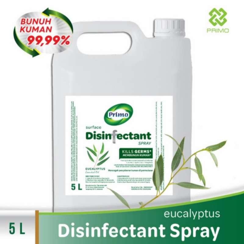 Promo Primo Surface Disinfectant Spray Jerigen 5L 5 Liter Diskon 23% di Seller Indah Medica ...