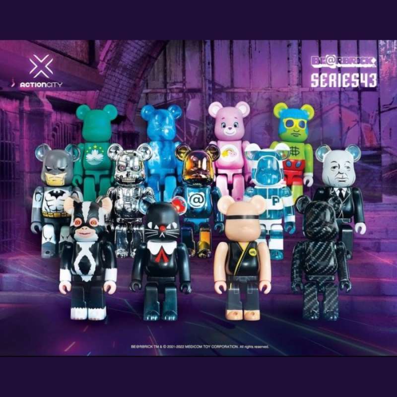 Promo Bearbrick Blind Box Series 43 SATUAN RANDOM - Medicom Toy Diskon ...