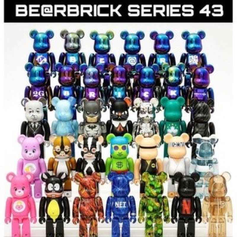 Promo Bearbrick Blind Box Series 43 SATUAN RANDOM - Medicom Toy Diskon ...