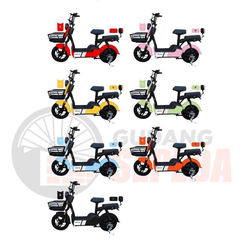 Jual Sepeda Listrik Goda 145 Golden Falcon Baterai Bisa Lepas Electric ...