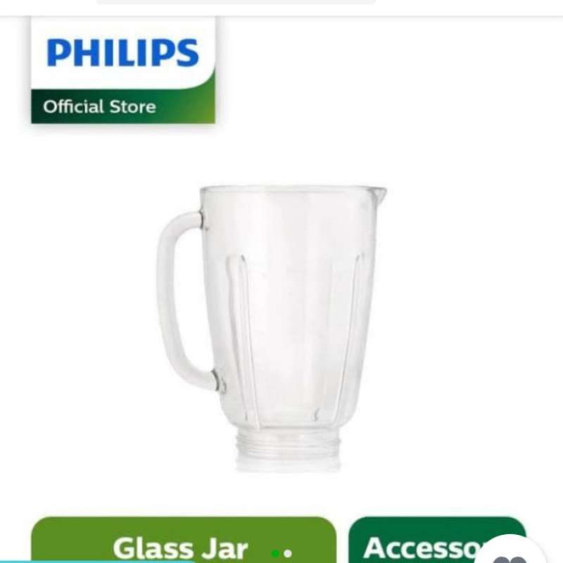 Promo Philips Jar Gelas Kaca Blender Philip Hr 2958/55 Hr 2958 Cocok Hr ...