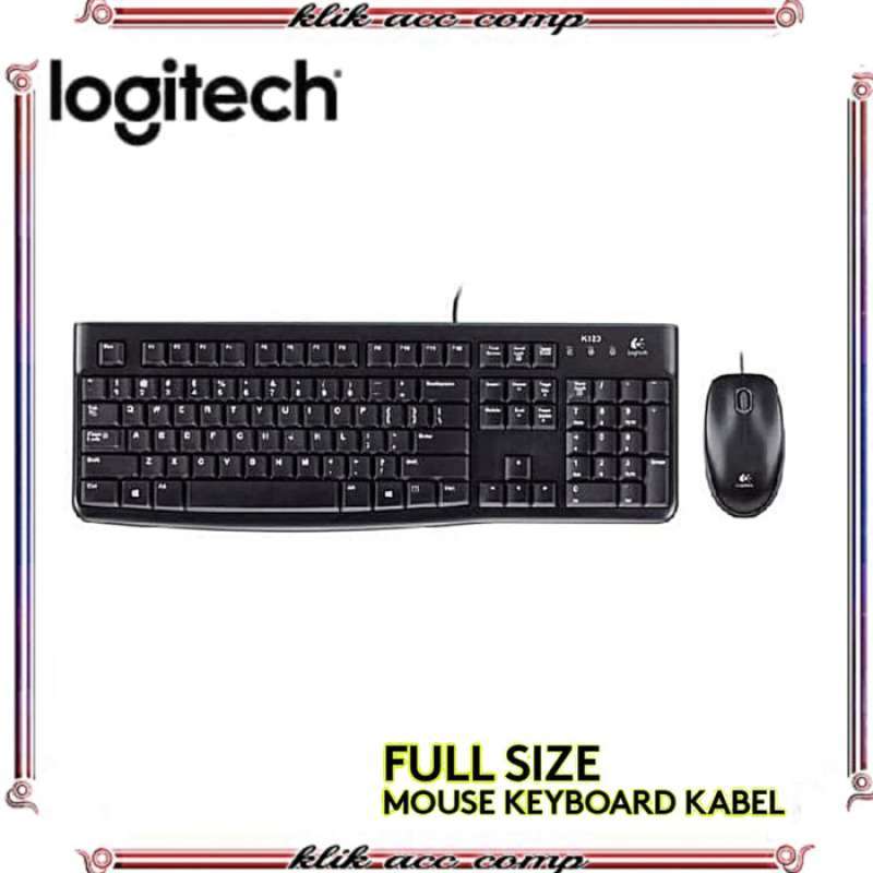 Promo Logitech Combo Mk120, Keyboard + Mouse./Keyboard Mouse Logitech Kabel. Diskon 23% di ...