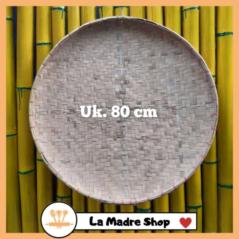 Jual TAMPIR TAMPAH BAMBU Nyiru Nampah Bambu Uk. Jumbo 90 cm di Seller ...