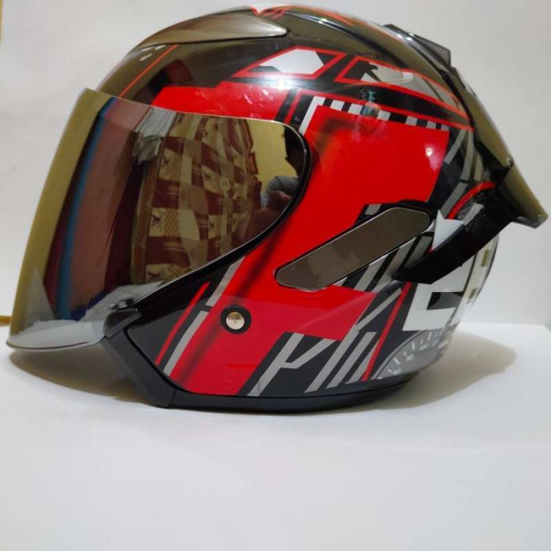 Promo Helm Vrc Motif Half Face Model Centro Pria Atau Wanita Dewasa ...