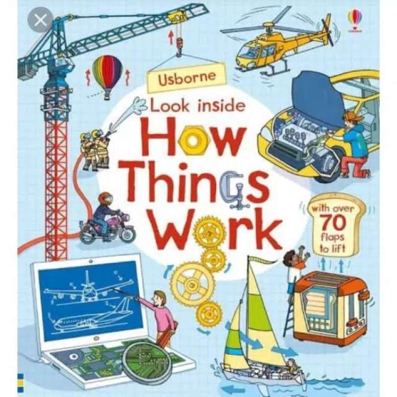 Promo Usborne Look Inside How Things Work Diskon 23% Di Seller ...
