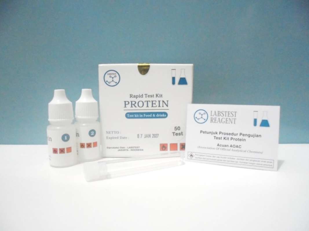 Promo Test Kit Protein - Rapid Test Protein - Reagen Uji Cepat Protein ...