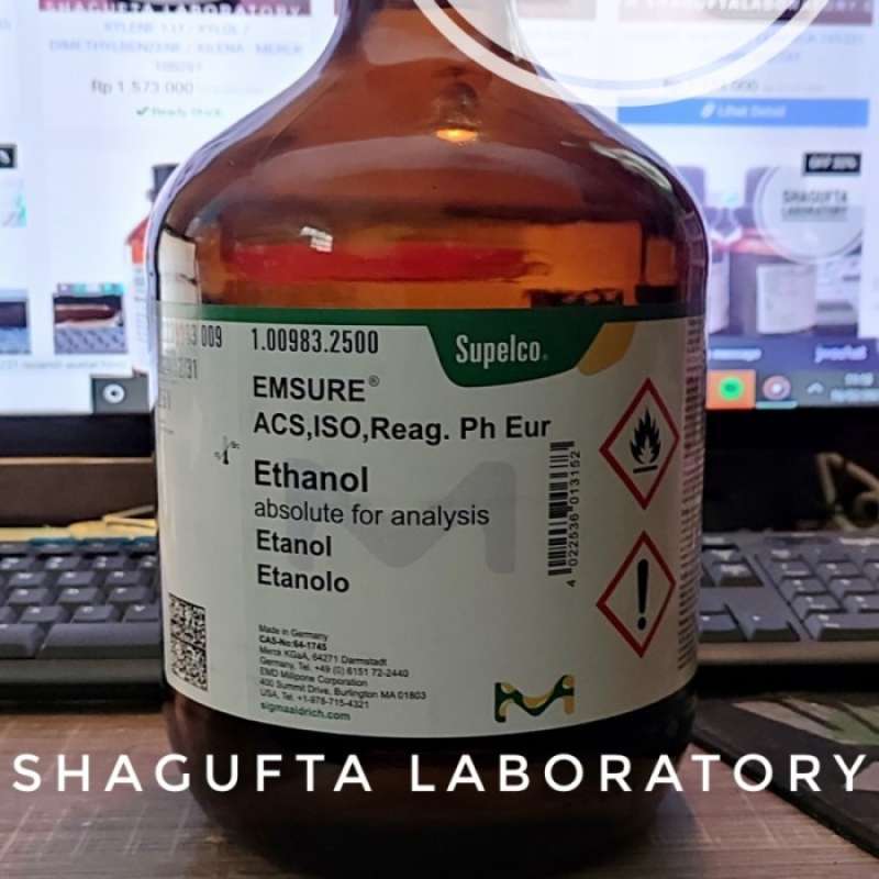 Promo Ethanol Pro Analis / Alkohol Absolute Merck 1.00983.2500 Diskon ...