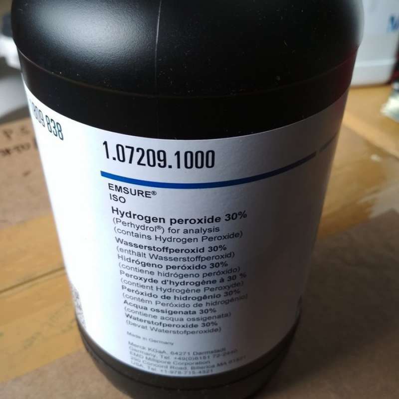 Promo H2O2/Hydrogen Peroxide 30% For Analysis Merck..1.007209.1000 ...