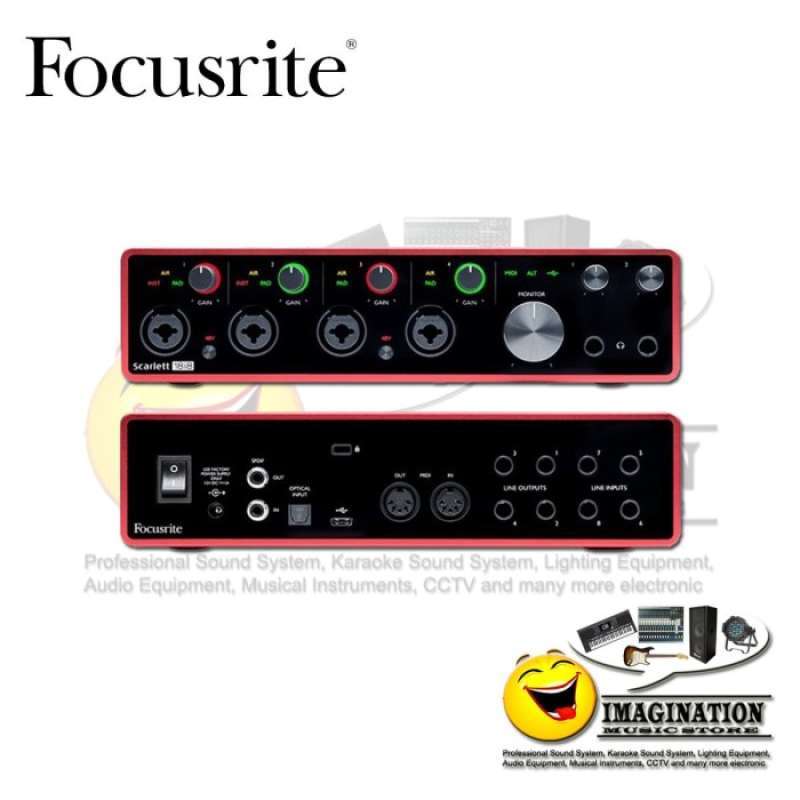 Promo Focusrite Scarlett 18i8 3rd Gen Usb Audio Interface Diskon 23% Di ...