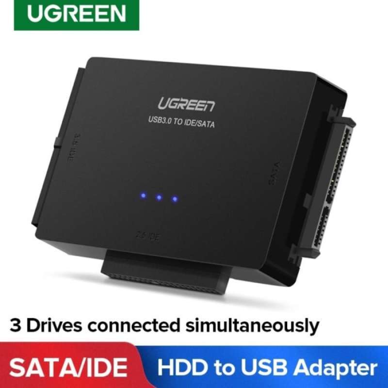 Promo Ugreen Usb Adapter Konverter Ide Sata 2.5 / 3.5 Ssd Hdd Cd Dvd ...