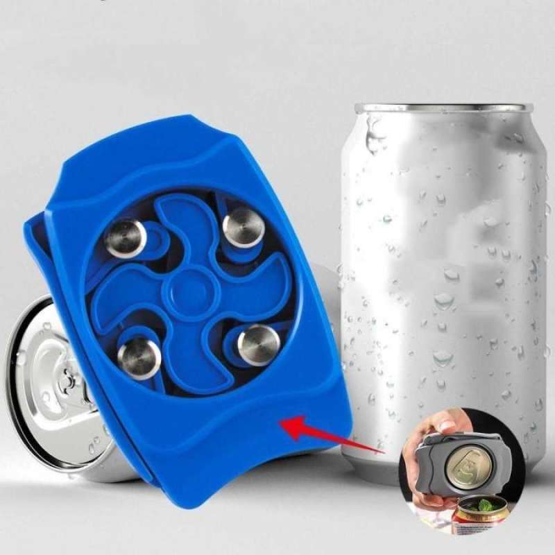 Jual Pembuka Tutup Botol Kaleng Soda Topless Can Opener - Hitam Di ...