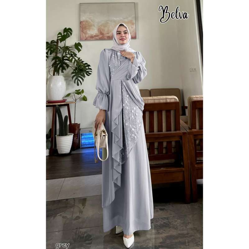 Jual Belva - Gamis Pesta Kondangan Model Kebaya Modern Di Seller Mimi ...