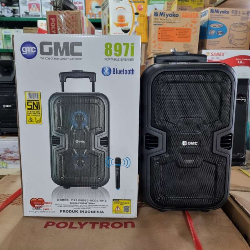 Jual Speaker Aktif Bluetooth Gmc 897i Plus Mic Di Seller Laris Plaza ...
