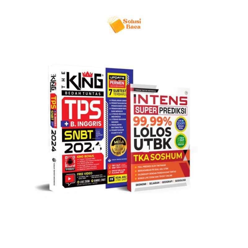 Promo Buku Ed Revisi The King Tps Skolastik B Ing 2023 Snbt 7 Sub