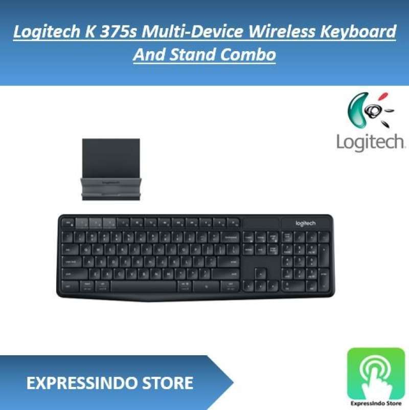 Promo Logitech K 375s Multi-Device Wireless Keyboard And Stand Combo ...