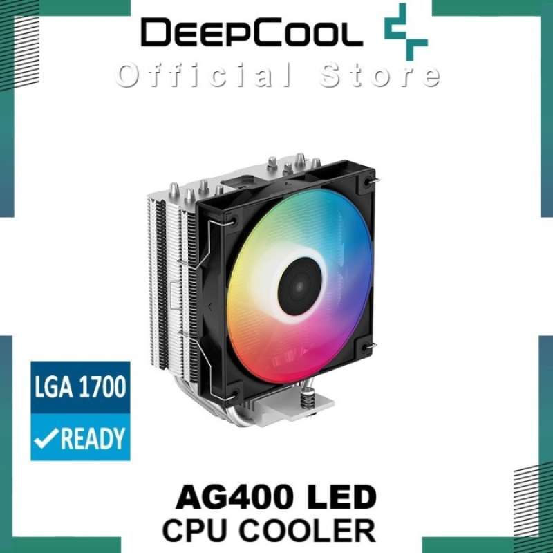 Promo Cpu Cooler - Deepcool Ag400 Led Fix Rainbow Led - Lga1700 Diskon ...