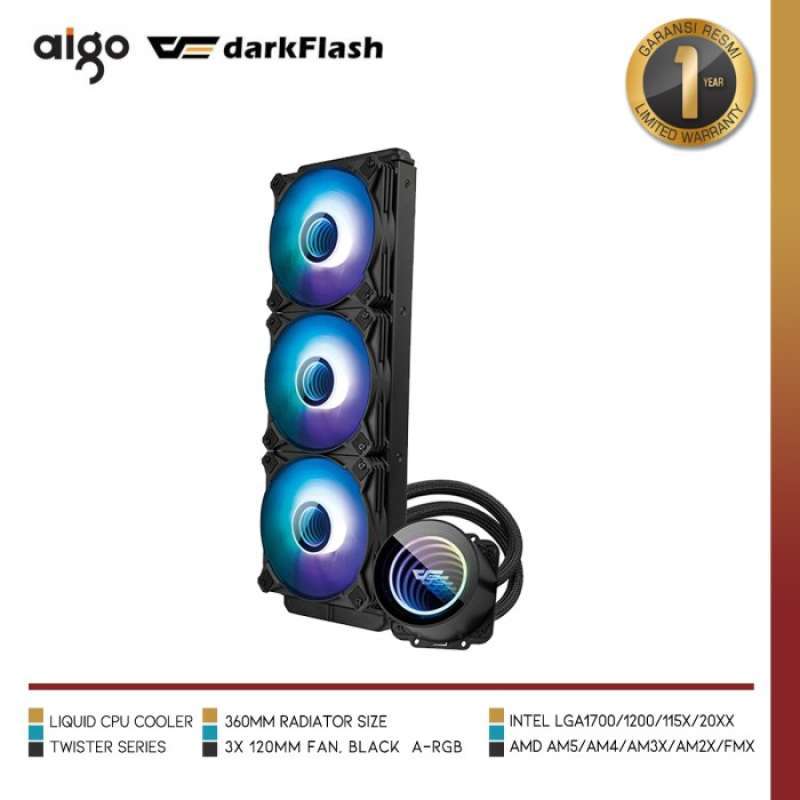 Promo Darkflash Twister Dx360 V2 | 360Mm Aio Liquid Cooling Diskon 23% ...