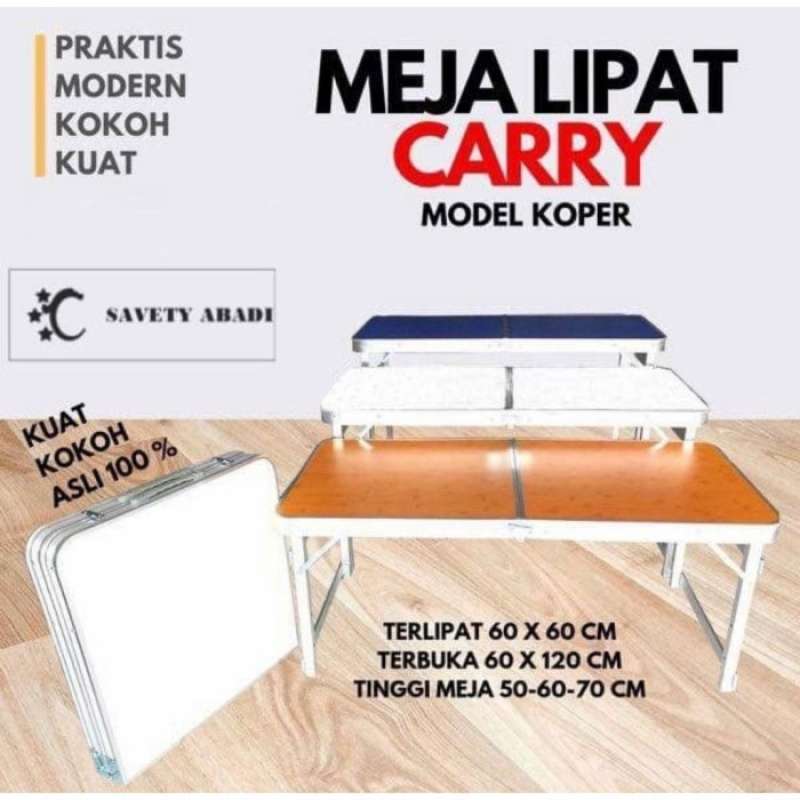 Promo Meja Lipat Carry Portable / Meja Jualan / Meja Serbaguna Diskon ...