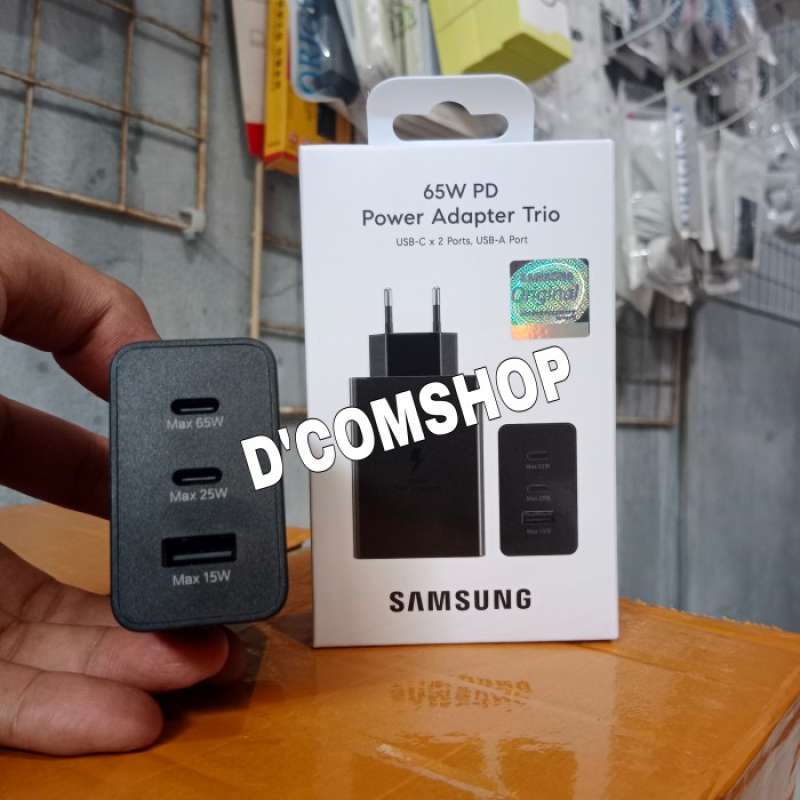 Jual Samsung W Pd Power Adapter Trio Charger Usb C Port Usb A Port Di Seller Lala Cantik