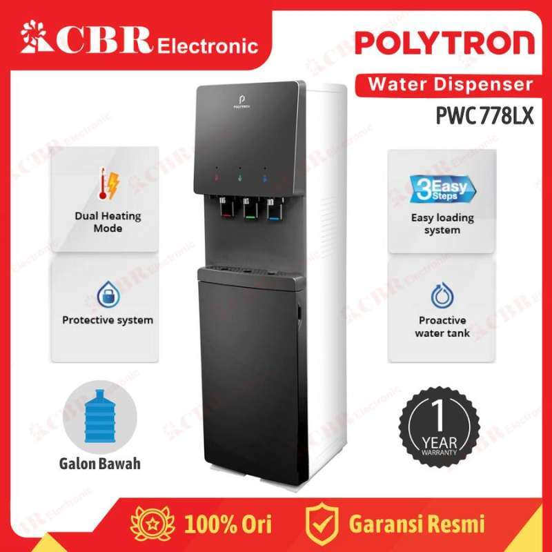 Jual DISPENSER AIR POLYTRON GALON BAWAH PWC 778 LX - Batam di Seller ...