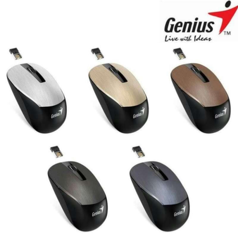 Jual Genius NX7015 Wireless Mouse 2.4GHz Blue Eye NX-7015 NX 7015 di ...