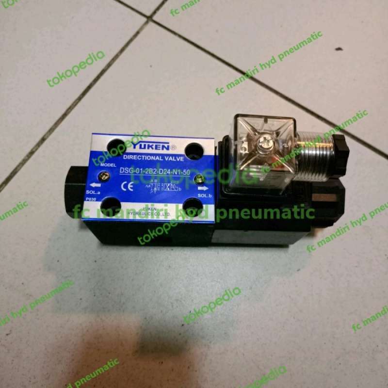 Jual Solenoid Valve Yuken Dsg-01-2b2-d24-n1-50 Voltase Dc 24v Di Seller Himaga Store - Kalibata ...