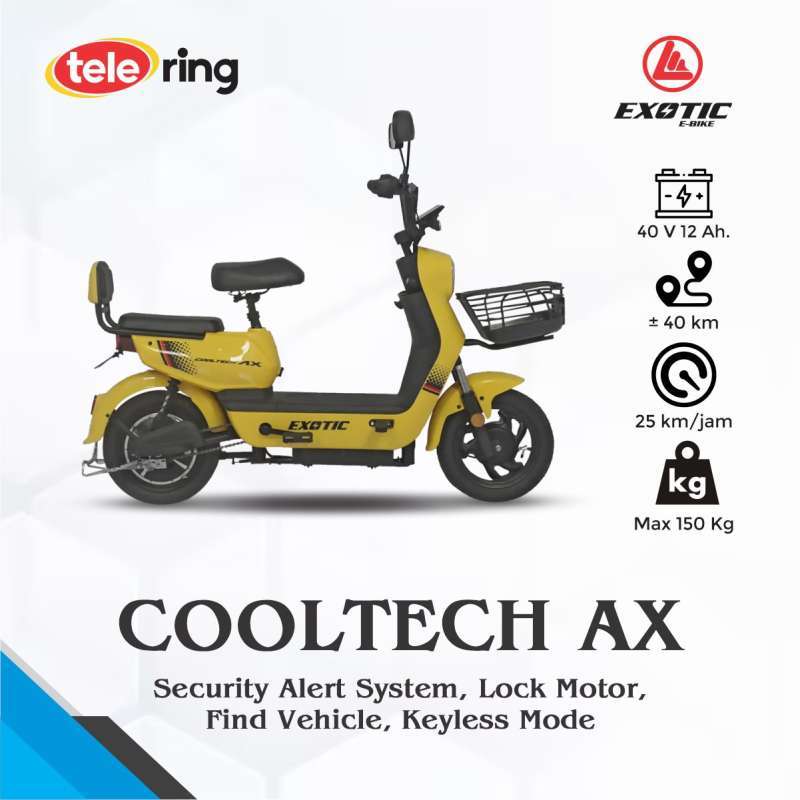 Jual Spesifikasi Sepeda Listrik Exotic Cooltech Original Terbaru ...