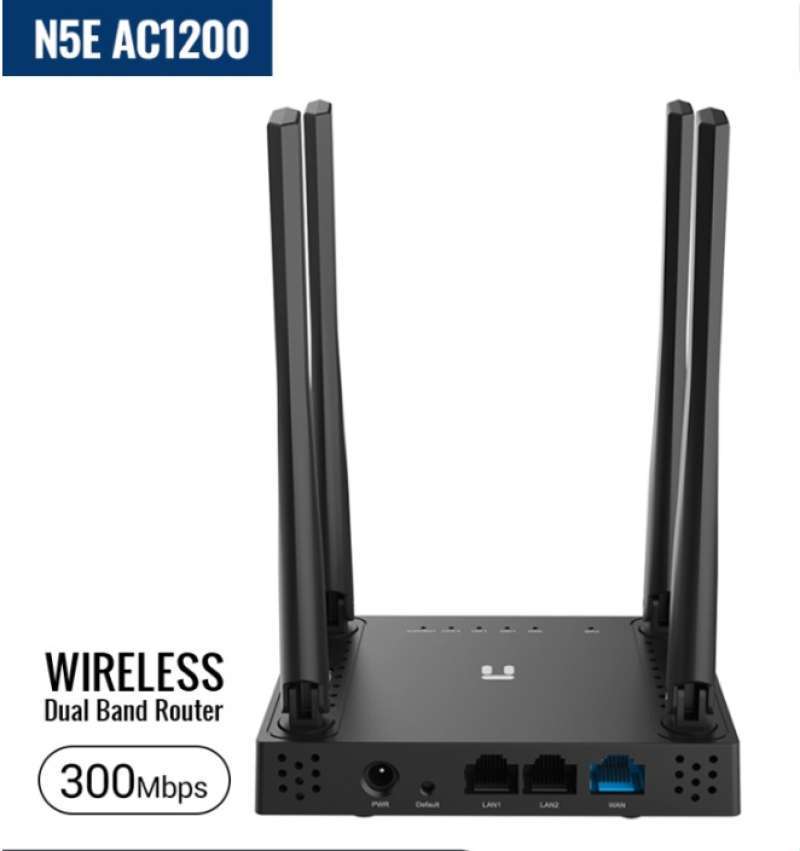 Jual Netis N5e Ac1200 Wireless Dual Band Router - 4 Antena Di Seller ...
