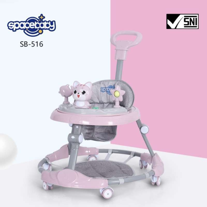 Promo Baby Walker Space Baby Spacebaby Sb 516 Sb516 Sb-516 Kucing ...