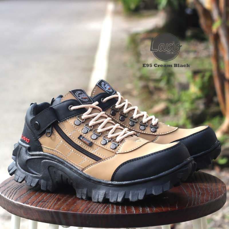 Promo Ukuran Jumbo ! Sepatu Big Size Pria Safety Boots Ujung Besi ...