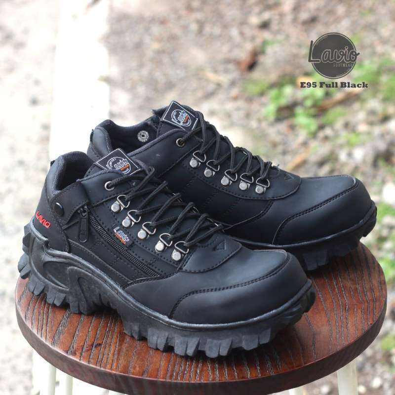 Promo Ukuran Jumbo ! Sepatu Big Size Pria Safety Boots Ujung Besi ...
