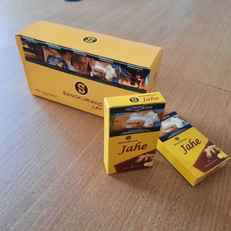 Jual 1 Slop Rokok Herbal Sangkuriang - Jahe di Seller Rokok Herbal ...
