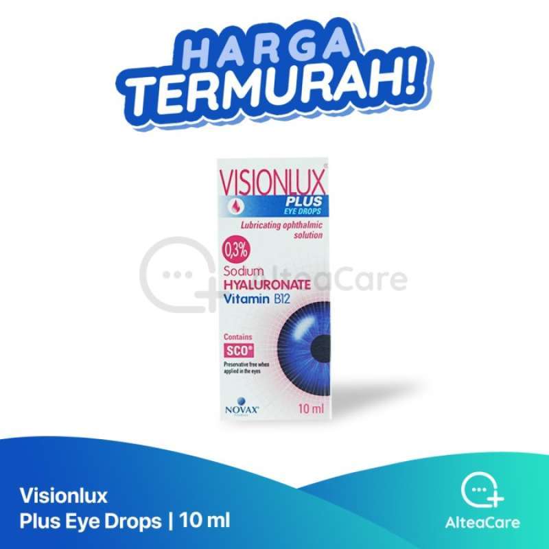 Promo Visionlux Plus Eye Drops 10 ml (Tetes Mata) Diskon 33% di Seller ...