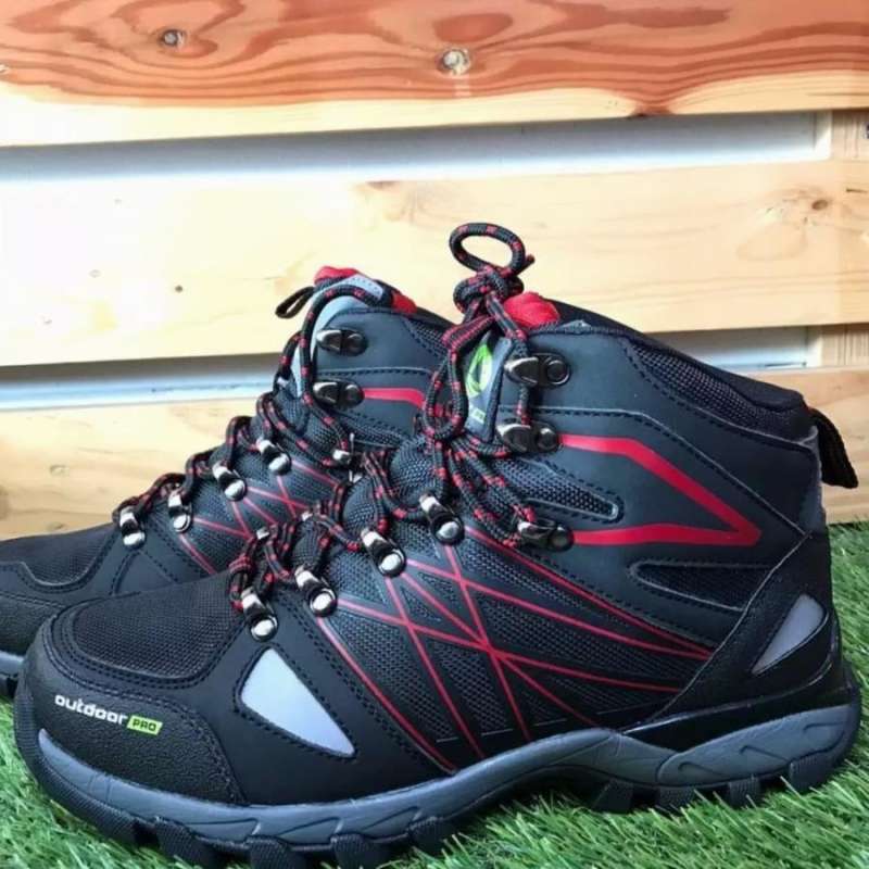 Jual Sepatu Outdoor Pro Viper Black Resmi Sepatu Sneakers Gunung ...