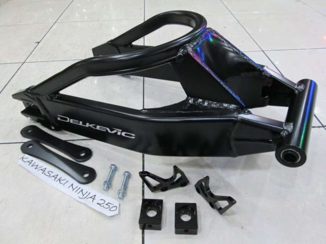 Promo Swing arm delkevic ninja 250 fi ninja 250 karbu z250 bahan cnc ...