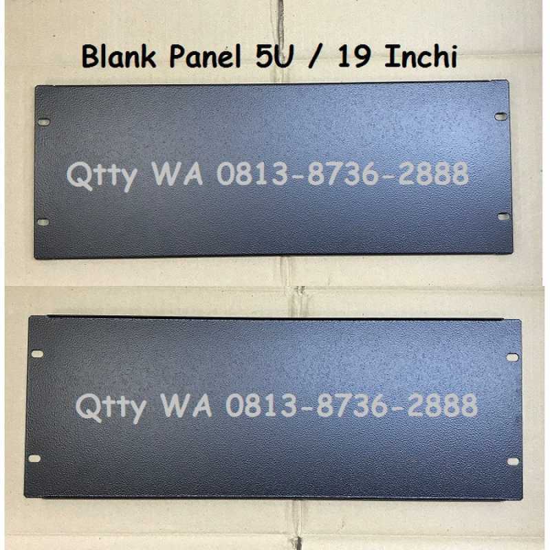 Jual Blank Panel 5u 19 Inci / Plat Penutup Untuk Rack Server Dan ...
