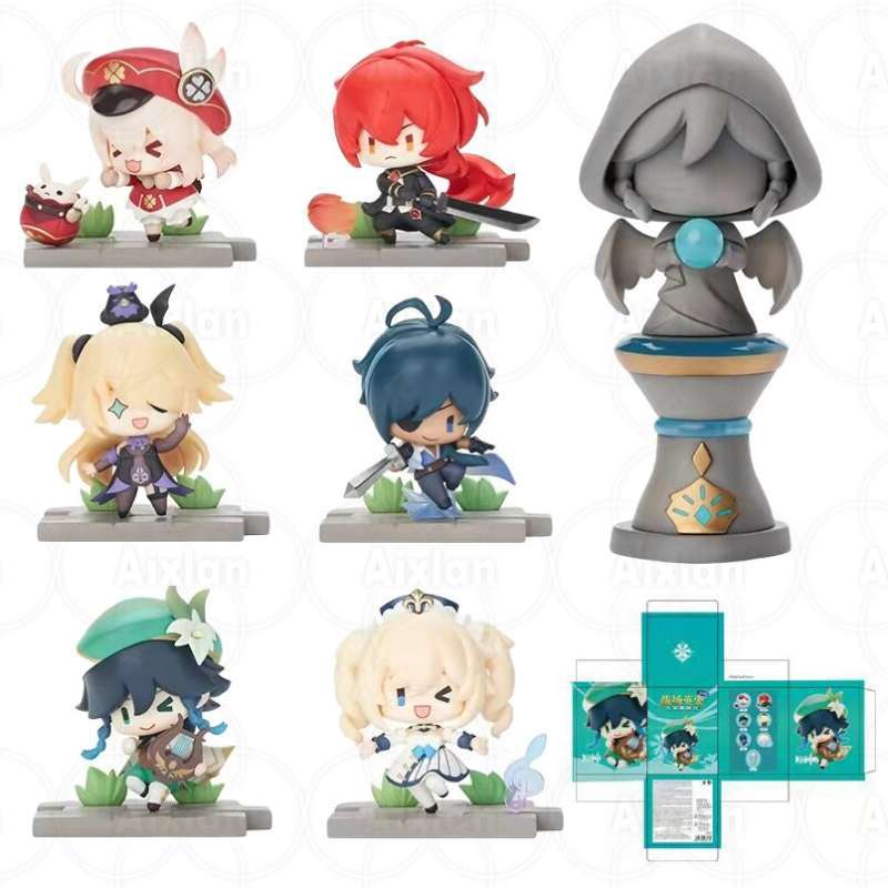 Promo Aixlan 25cm Genshin Impact Figurine Hu Tao Figure Game Genshin ...