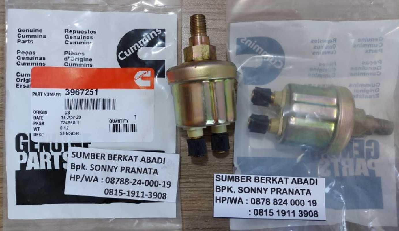 Jual Cummins 3967251 Switch Oil Pressure Sensor Sender - Sensor Oli Di ...