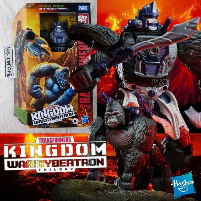 Promo Transformers Kingdom Optimus Prime Primal Gorilla Beast Wars Ori ...