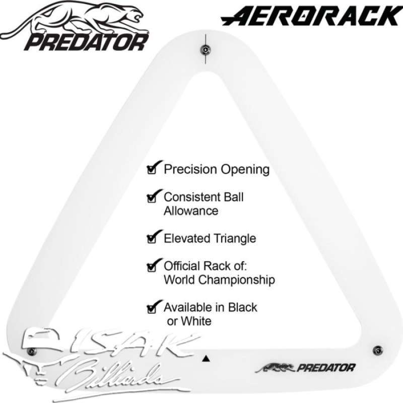 Jual Predator Aerorack Pool Ball Rack White | Triangle Segitiga Bola ...