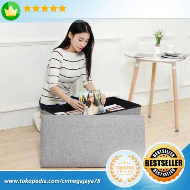 Promo Sofa Box Kotak Penyimpanan Barang Ukuran 50 x 30 x 30cm Diskon 29 ...